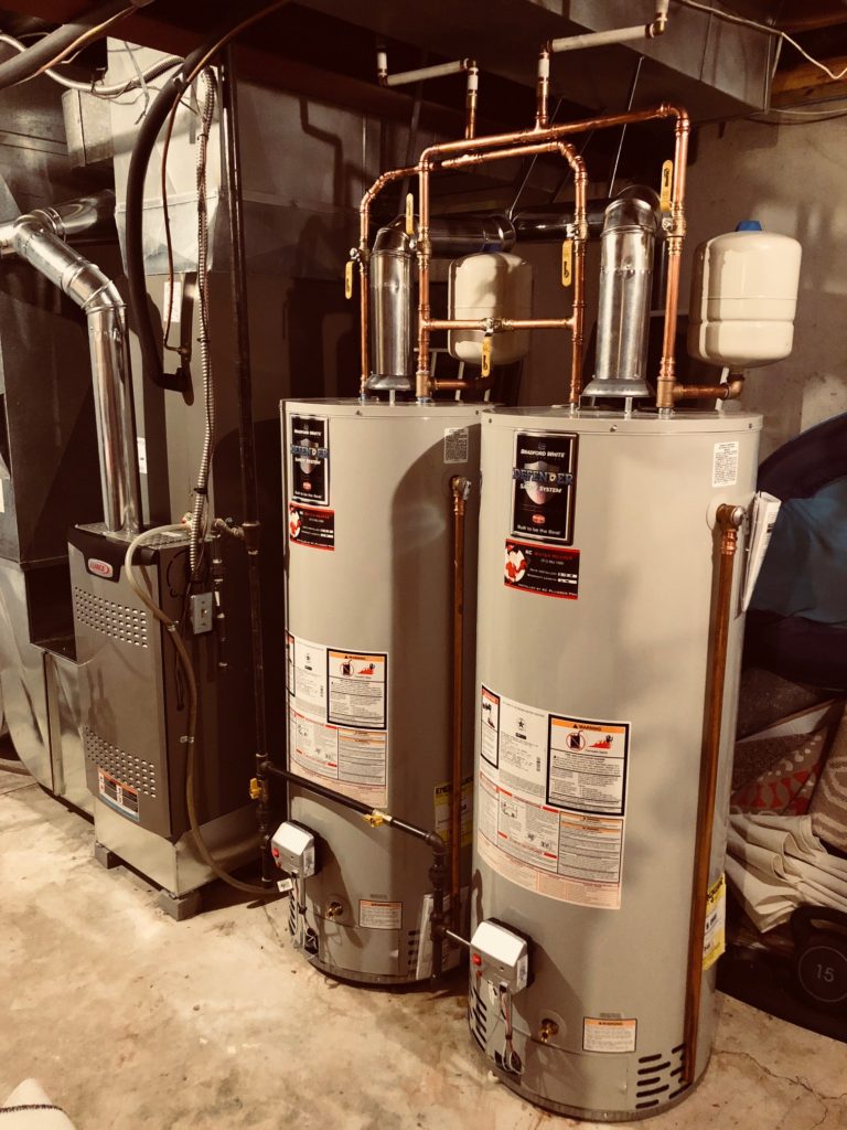 Tandem water heater piping configuration - Water Heaters Installed by ...