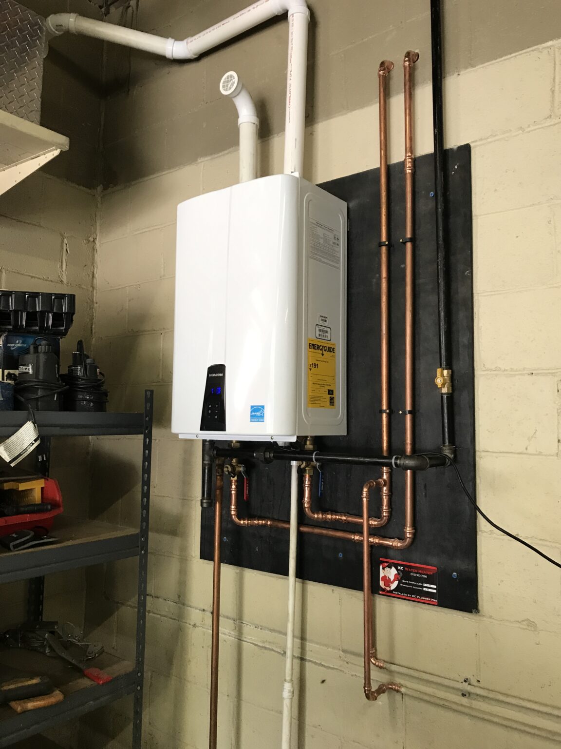 Navien Tankless Water Heaters in Kansas City - Water Heaters Installed by Licensed Plumber